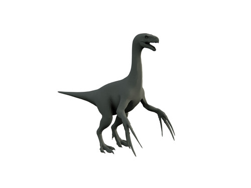 M Scalable Dinosaur D_Therizinosaurus Toy Revit | RevitImport