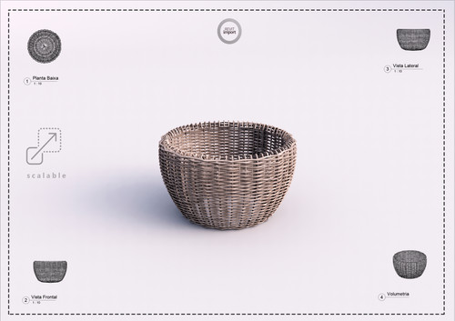 M Basket 8 Scalable Revit High Quality | RevitImport