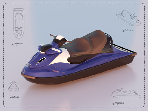 Jet Ski Revit High Quality | RevitImport