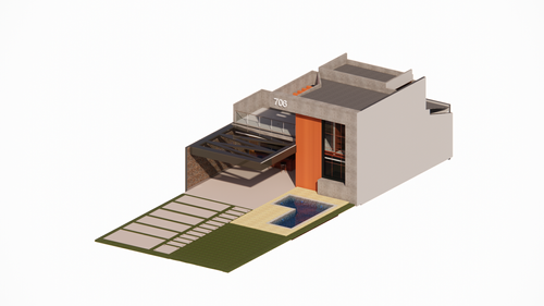 Basic Project House 5 Revit | RevitImport