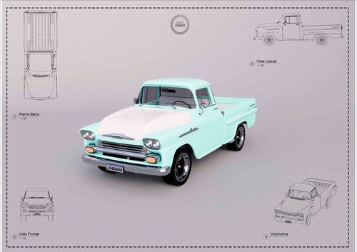 L Chevy Truck Revit High Quality | RevitImport