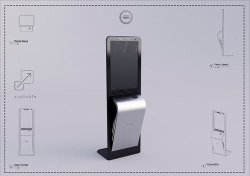 Payment Totem Scalable Revit High Quality | RevitImport