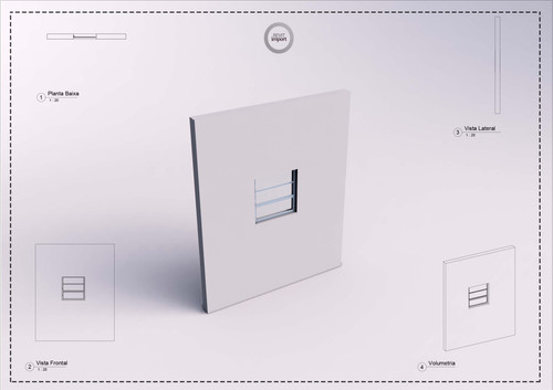 F Window JNL_010 Tipping Window Fixed | RevitImport