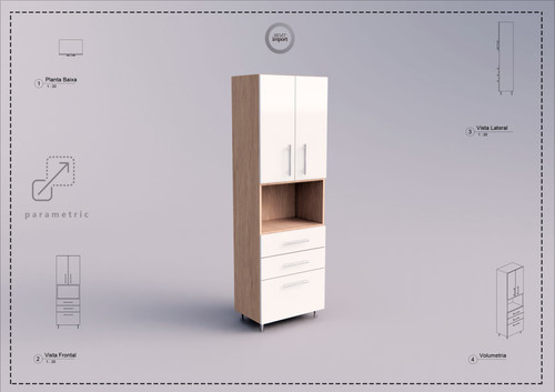 E Parametric Fag Cabinet Revit | RevitImport