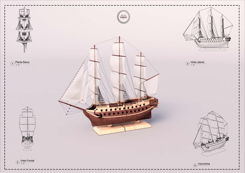 R Decoration Toy ship Revit High Quality | RevitImport