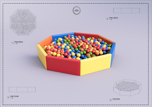 Scalable Children's Ball Pool High Quality | RevitImport