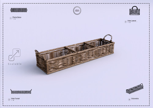 M Basket 3 Scalable Revit High Quality | RevitImport