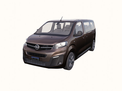 Mini Van Opel Zafira 2022 Car Block Revit Family | RevitImport