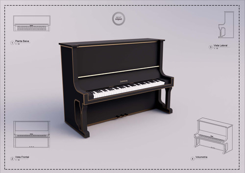 R Piano 2 Revit High Quality | RevitImport