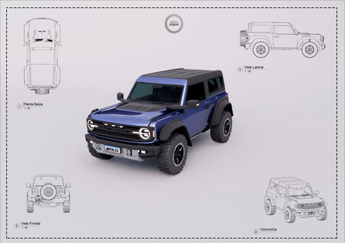 L Ford Bronco Raptor Revit High Quality | RevitImport