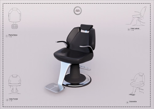 M Salon Chair SB 04 Revit High Quality | RevitImport