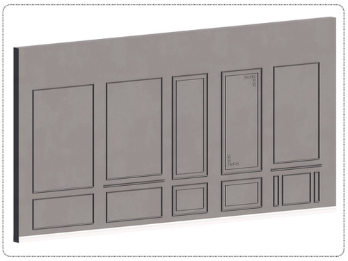 Boiserie Parametric Revit High Quality | RevitImport
