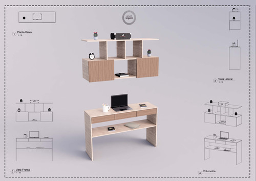 R Desktable Decorated Revit High Quality | RevitImport
