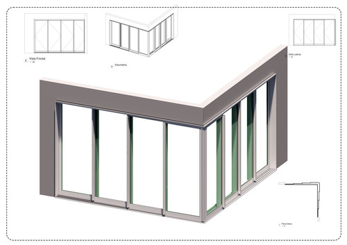 Parametric Glass Door L Revit | RevitImport