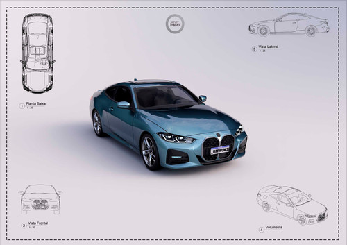 L BMW M4 2022 Revit High Quality | RevitImport