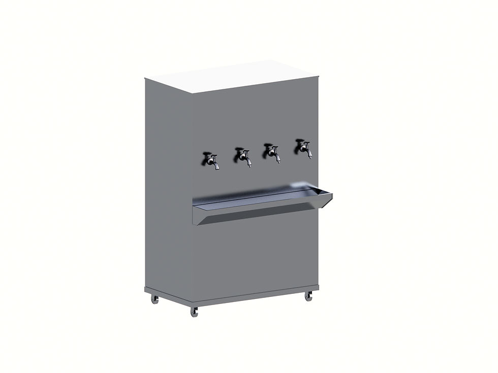 V Industrial Drinking Fountain Revit | RevitImport