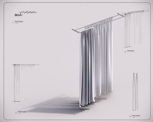 Curtain 03 Revit High Quality | RevitImport
