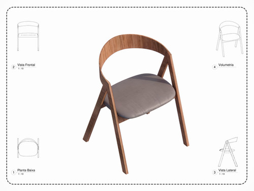 Armchair 74 Revit High Quality | RevitImport