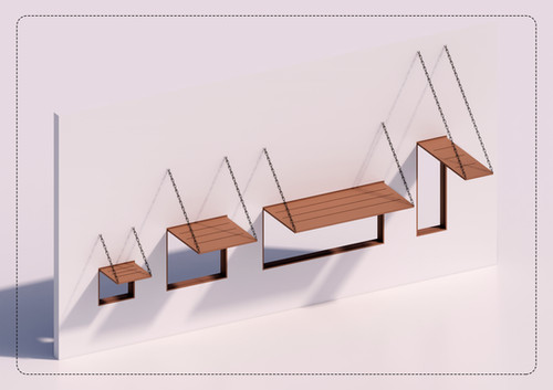 Parametric V Wood Window with Chain Revit High Quality | RevitImport