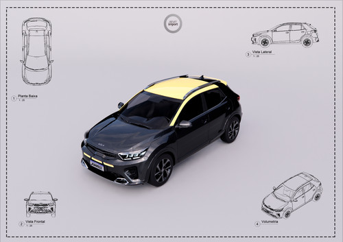 L Kia Sonic 2022 Revit High Quality | RevitImport