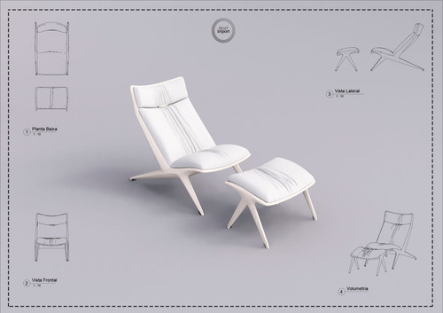 Armchair 116 Revit High Quality | RevitImport