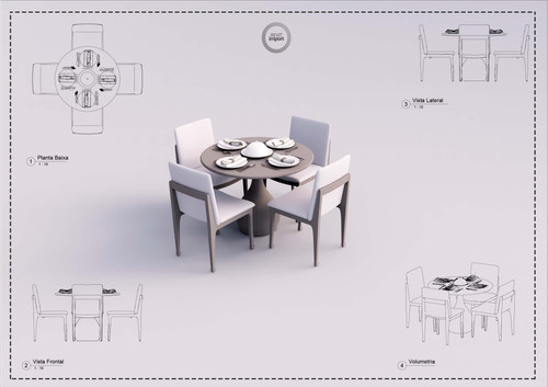 R Parametric Balloon Table + Chair Revit | RevitImport