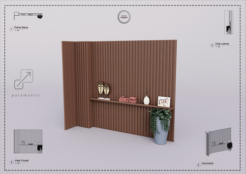 Parametric N Entrance Hall with Shoe Rack Revit | RevitImport