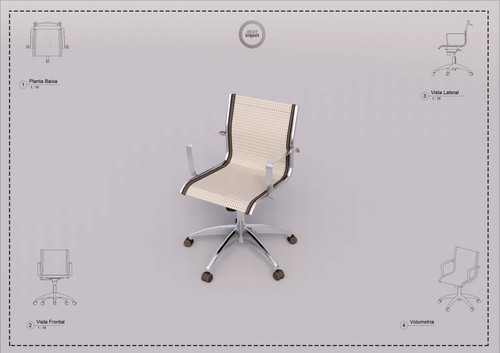 R Office Chair Skynet Revit High Quality | RevitImport