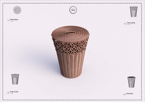 M Scalable Basket JCV 002 Revit High Quality | RevitImport