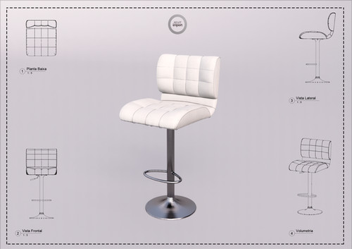 Stool 16 Revit High Quality | RevitImport