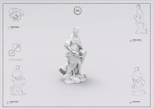 M Scalable Sculpture ESC_35 Revit High Quality | RevitImport