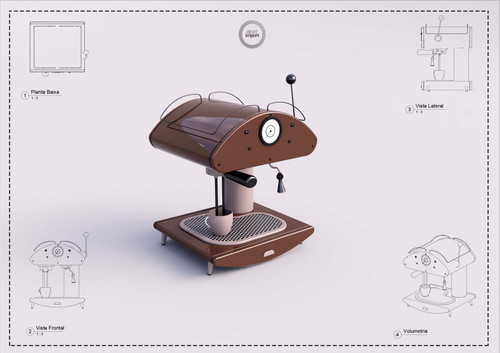 R Coffee Machine 2 Revit | RevitImport