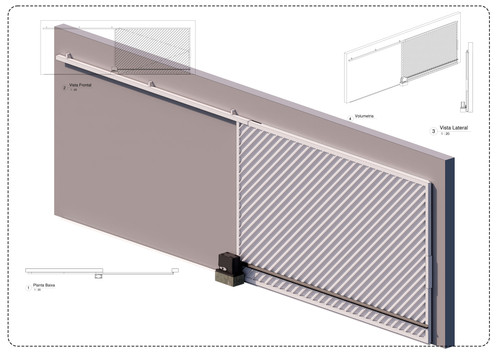 F Parametric Gate Revit | RevitImport