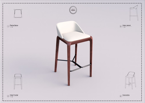 Stool 18 Revit High Quality | RevitImport