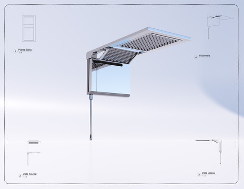 F Shower 01 Revit High Quality | RevitImport