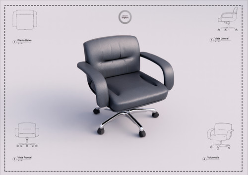 M Office Chair SE 02 High Quality | RevitImport