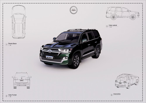 L Toyota Land Cruiser Revit High Quality | RevitImport