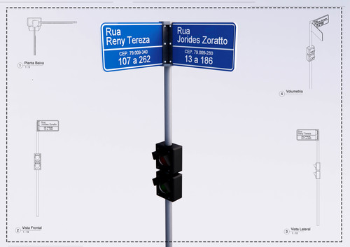 Smart traffic Pedestrian Light Revit High Quality | RevitImport