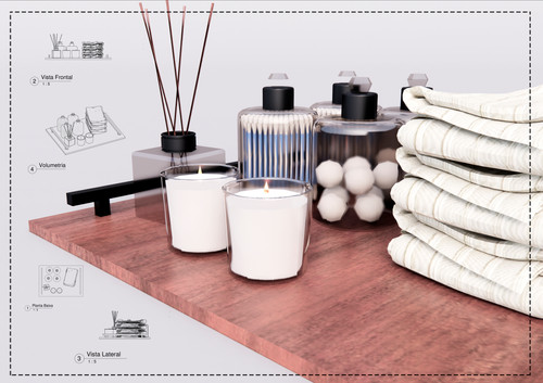 M Bathroom EDB 06 Decoration Revit High Quality | RevitImport