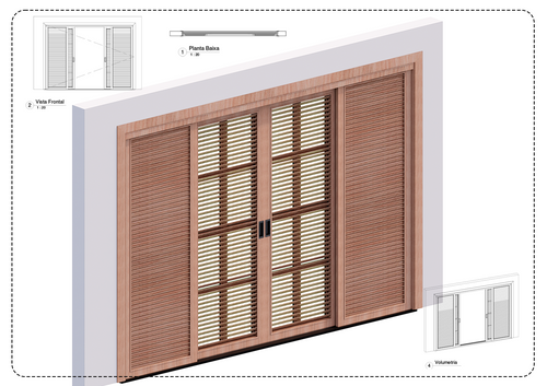 F Parametric Wood Door Revit High Quality | RevitImport