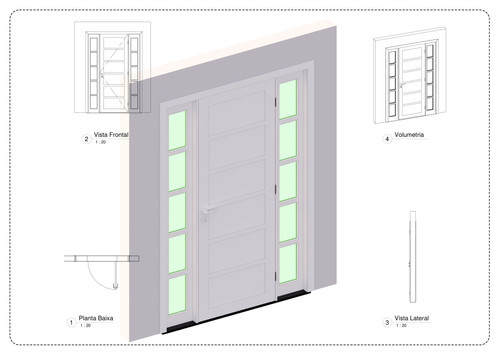F Parametric 2 Wooden Door Revit | RevitImport