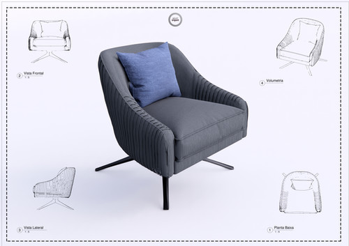 Armchair Revit 61 High Quality | RevitImport