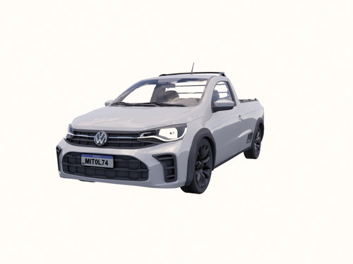 L VW Saveiro 2025 CS 2p Block Revit Family | RevitImport