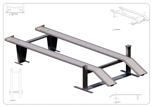 Parametric Car Lift PlatformRevit High Quality | RevitImport