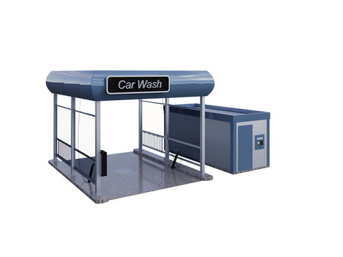 Car Wash Family Revit Block | RevitImport