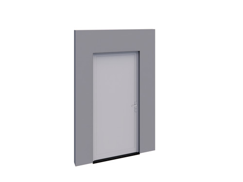F Parametric PTE 019 Aluminum Frame Door With Panel In205 01 Swivel ...