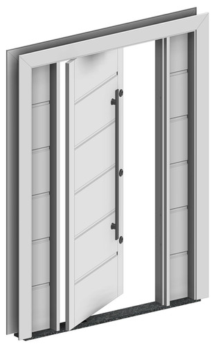 F Parametric Door PTG_020 Blocks Revit Family | RevitImport