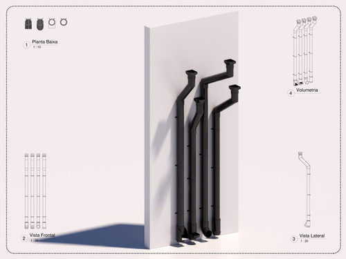Parametric Roof Gutter System Revit High Quality | RevitImport