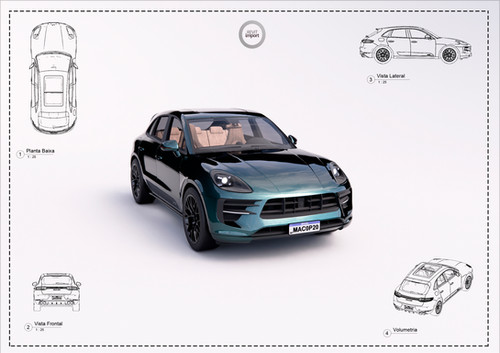 L Porsche Macan Revit High Quality | RevitImport