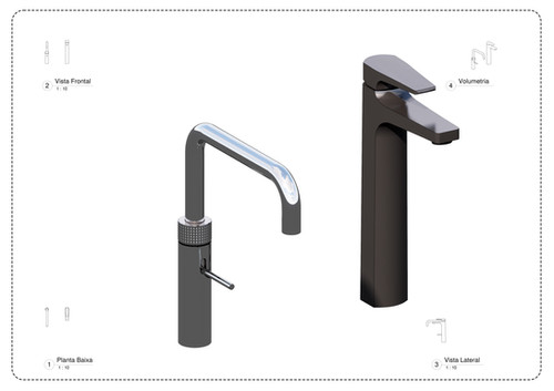 V 2 Faucet Revit High Quality | RevitImport